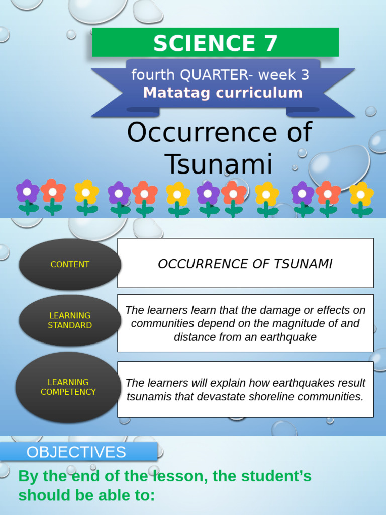 Understanding Tsunamis and Earthquakes | PDF
