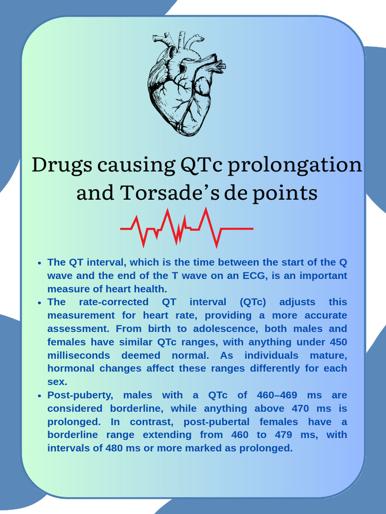 Drugs Causing QT Interval Prolongation | PDF | Internal Medicine ...