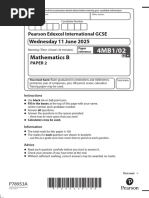 IGCSE Mathematics Formula Sheet | PDF | Circle | Triangle