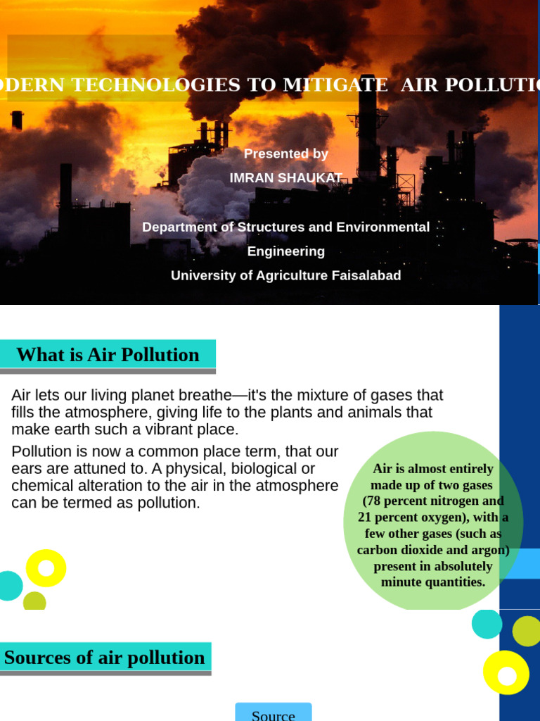 Modern Solutions for Faisalabad's Air Quality | PDF | Air Pollution ...