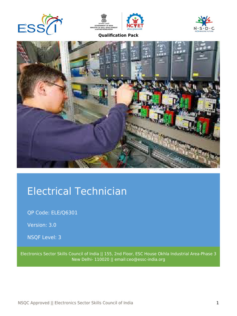 Electrical Technician QP Overview | PDF | Vocational Education ...