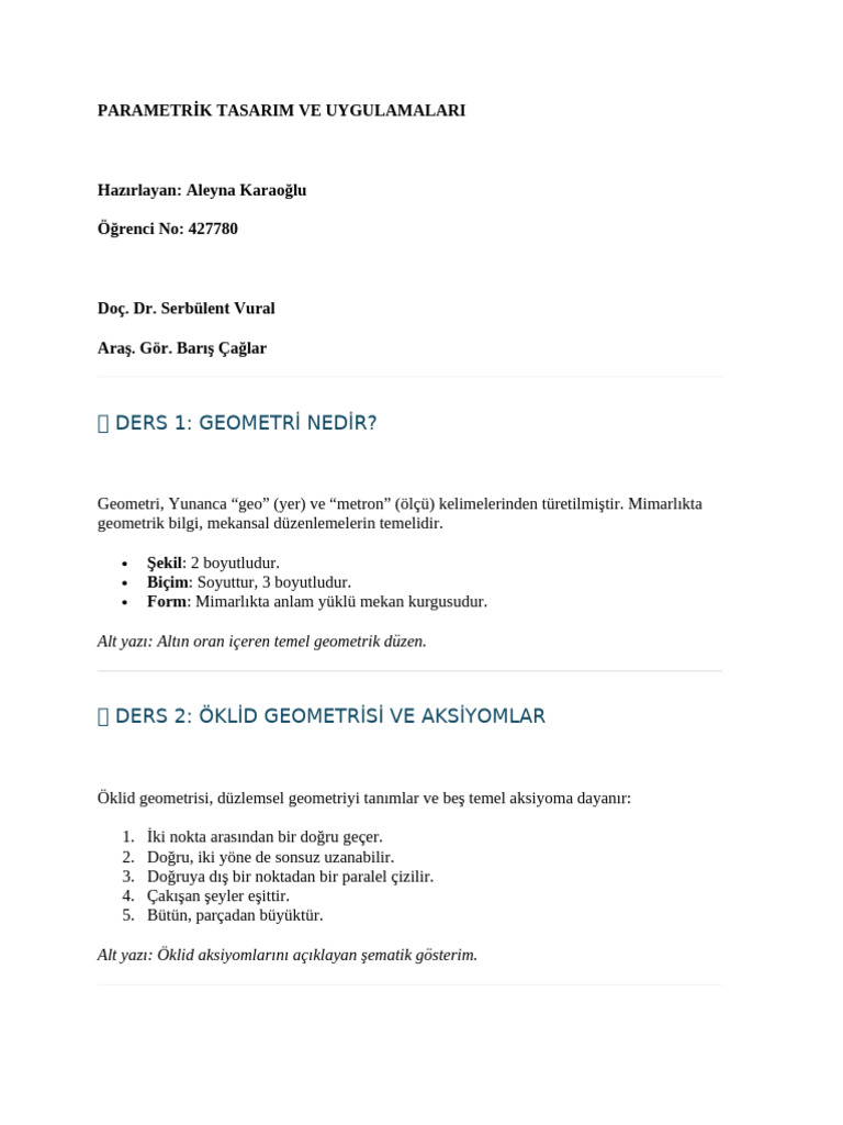 Parametrik Kitapcik2 | PDF