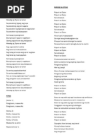 Tagalog Mass Songs | PDF