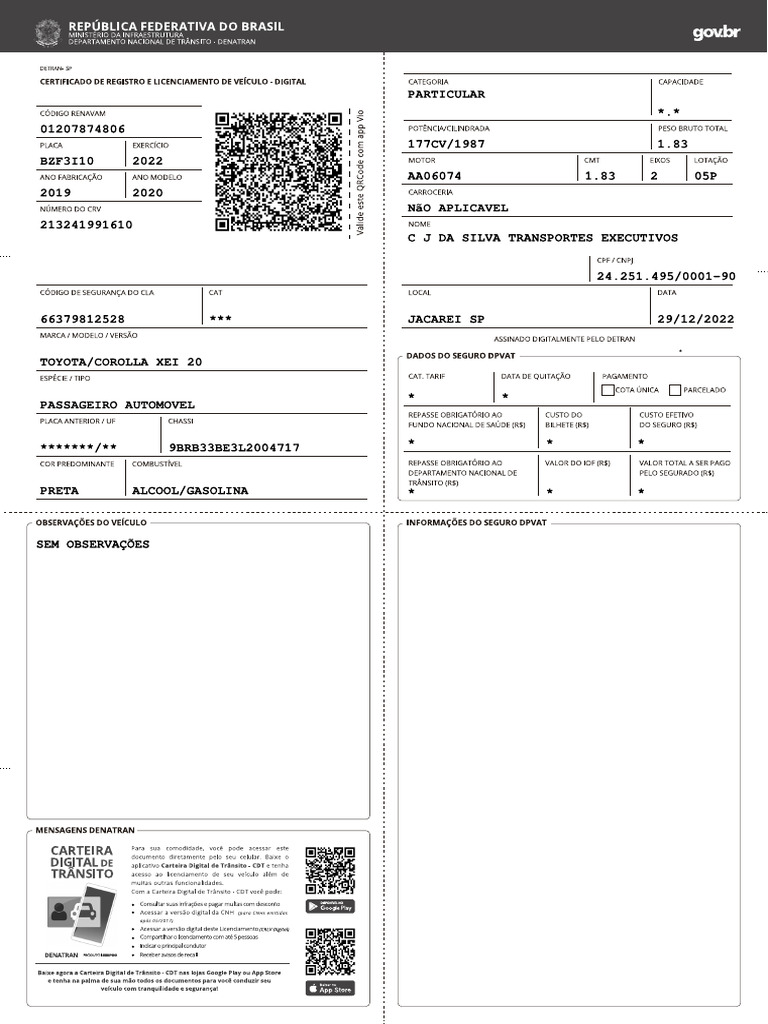 CRLV Digital Bzf3i10 | PDF