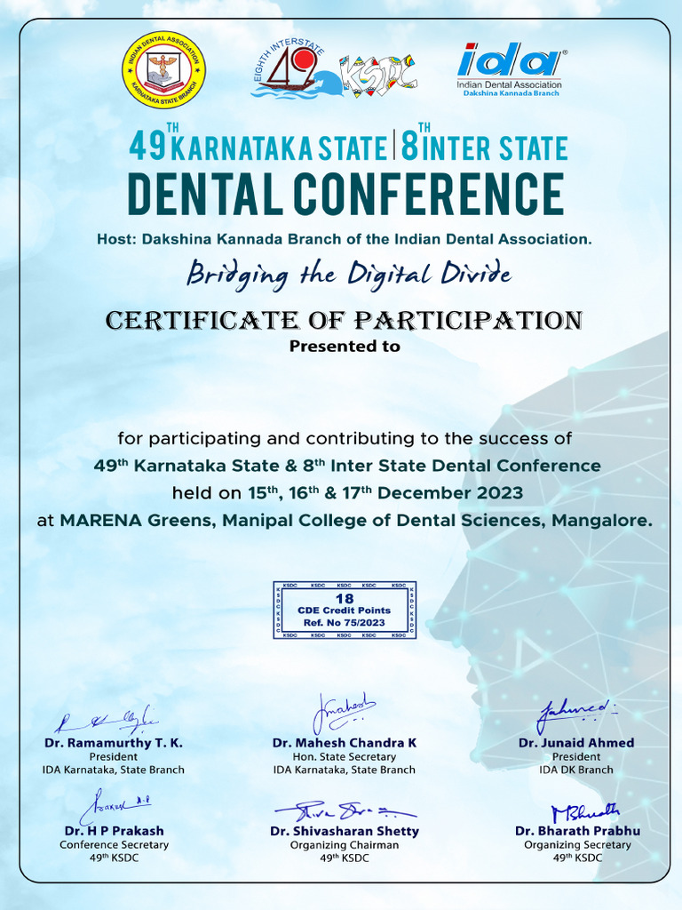 E - Certificate - B Niranjan Harikrishna | PDF