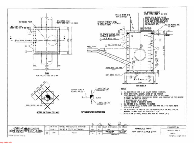 Type 7 Manhole | PDF