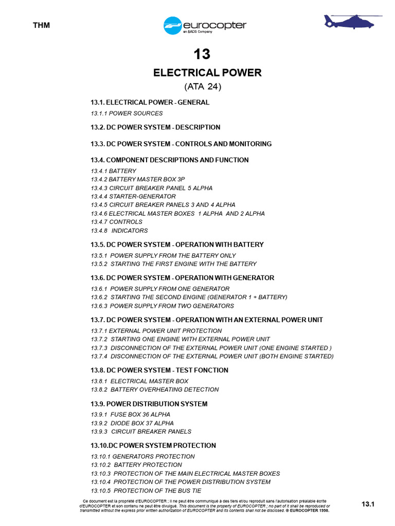 EC155 Cap24 - Eletrical PWR | PDF | Power Supply | Electric Generator