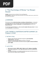 Insights from The Psychology of Money | PDF