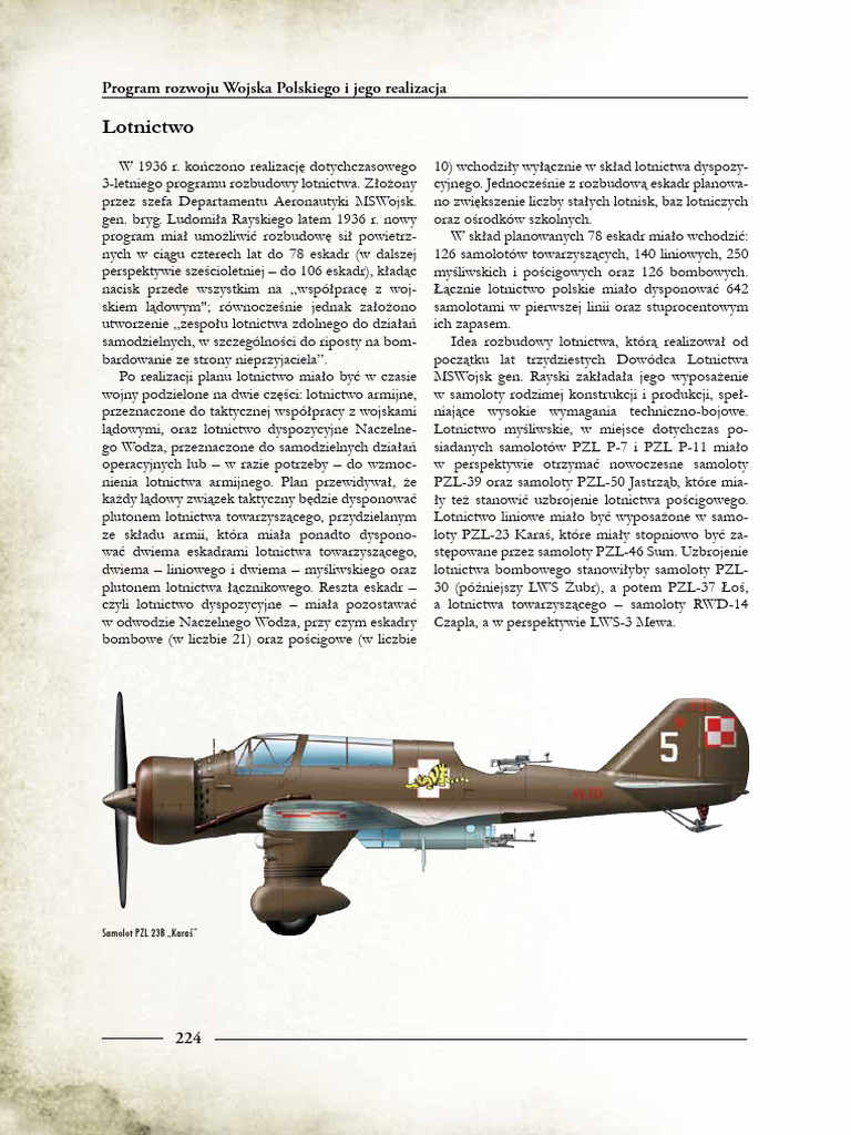 CAW Lotnictwo II RP | PDF