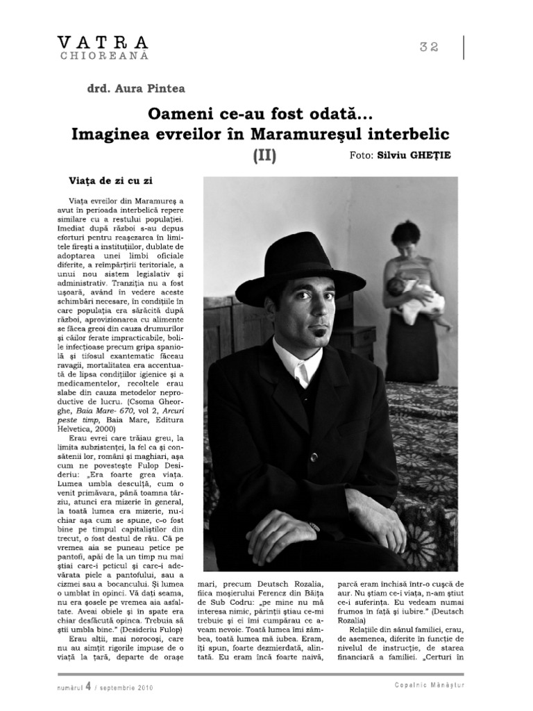 Pintea - Imaginea Evreilor in Maramuresul Interbelic | PDF