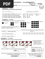 Class 5 Maths - Patterns - CBSE Worksheets | PDF
