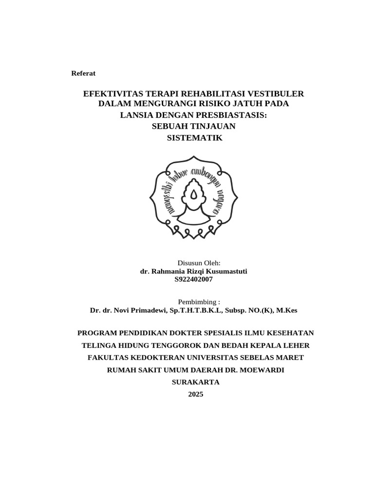 Refrat Presbiastasis Revised 21072025 | PDF