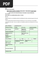 Provident Fund Loan Application Form | PDF | Loans | Banks