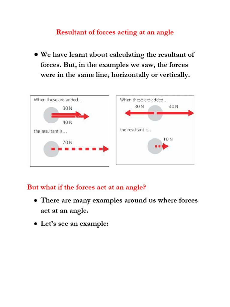 Chapter 2 - Doc 9 - Parallelogram Method | PDF | Force | Angle