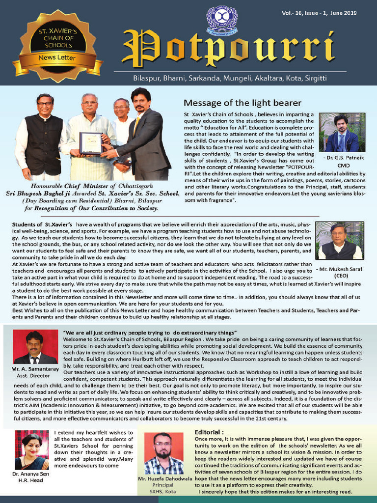 Newsletter Upload | PDF