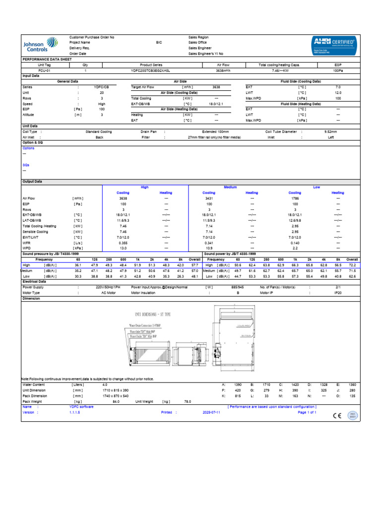 PerformanceReport BIC 202507110033 | PDF | Electric Power | Mechanical ...
