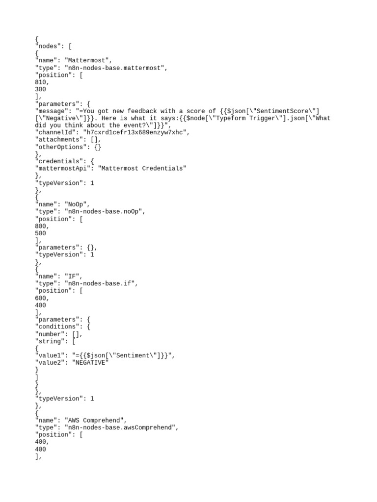 Analyze Feedback Using AWS Comprehend and Send It To A Mattermost ...
