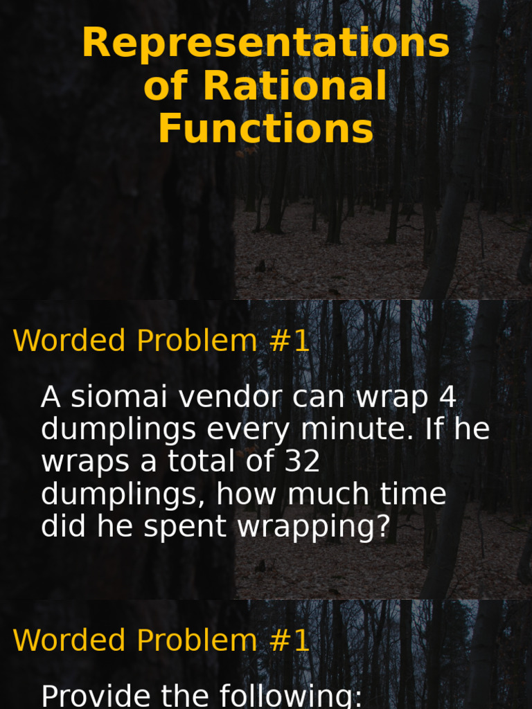 Representations of Rational Functions | PDF