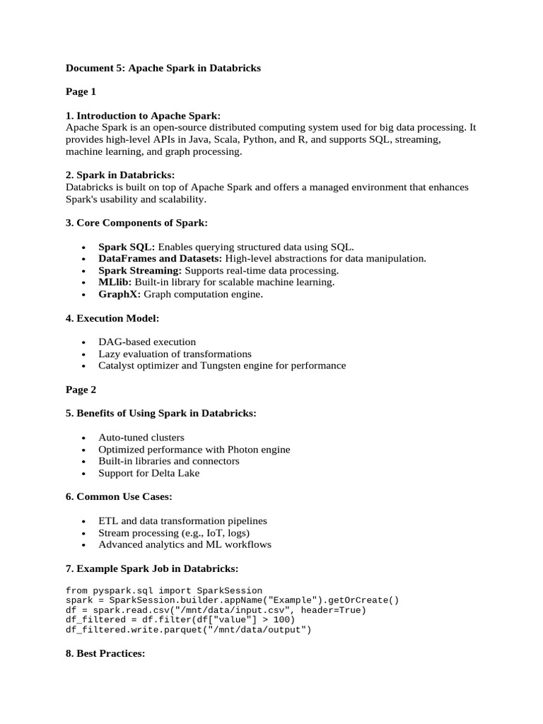 databricks-spark | PDF