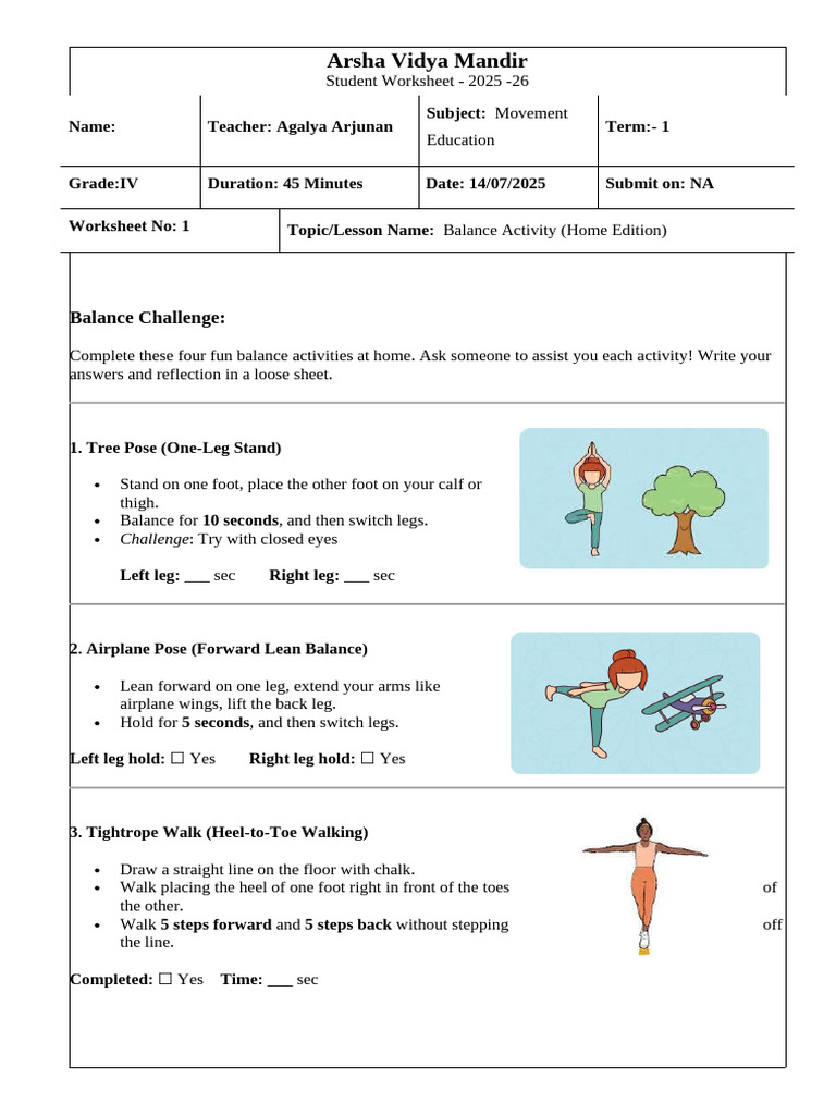 File 1752474820 Grade 4 Balance Worksheet | PDF