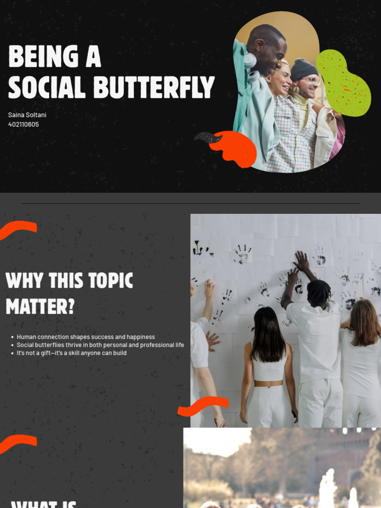 Becoming a Social Butterfly: Key Traits | PDF