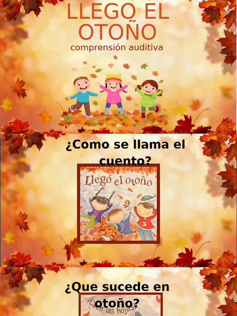 Comprension Auditiva El Otoño | PDF