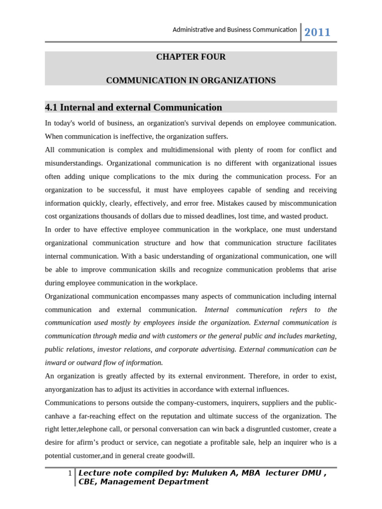 Business Communication Chapter 4 | PDF | Nonverbal Communication ...