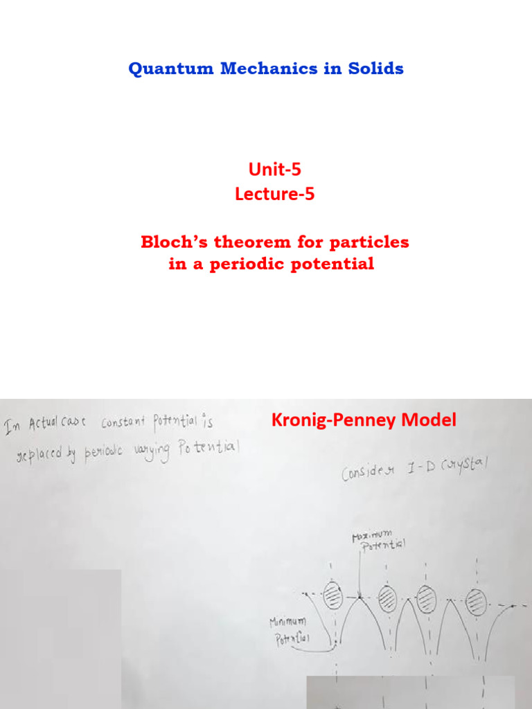 Unit 5, Lecture 5 | PDF