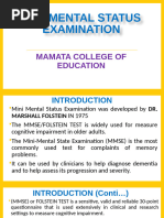 Mmse Form | PDF | Wellness | Science & Mathematics