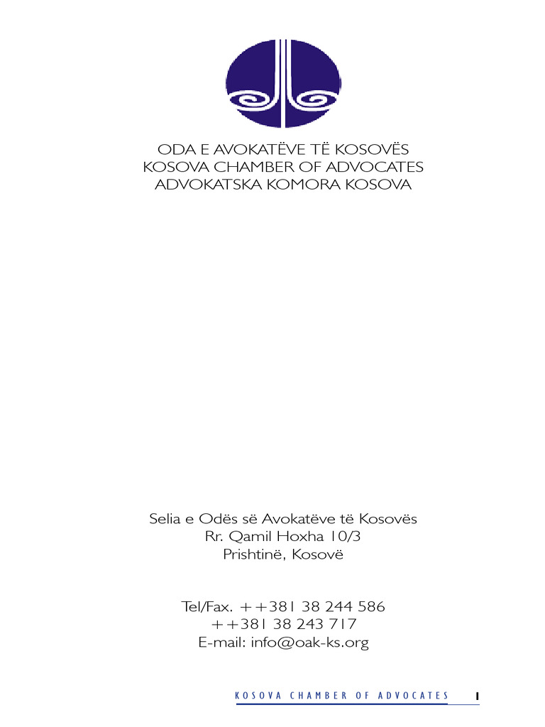 Advokati Kosova | PDF