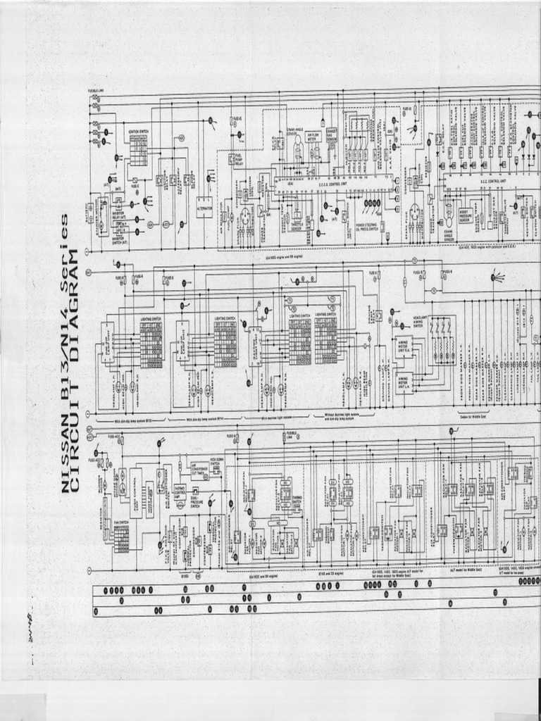 N14 B13 Circuit Diagram HighResScan | PDF