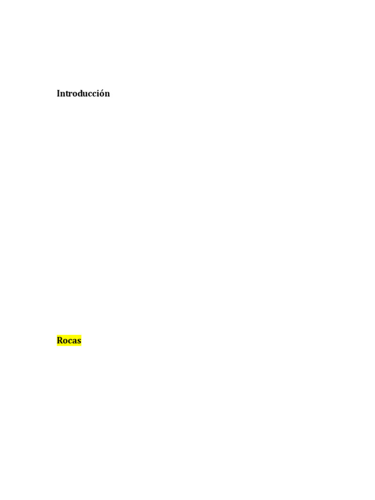 Rocas (Para 5to) U2 | PDF | Roca (geología) | Roca sedimentaria