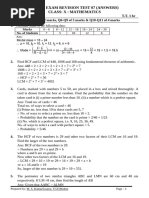 Arithmetic Expressions Class7 MCQ Worksheet Set 01 | PDF