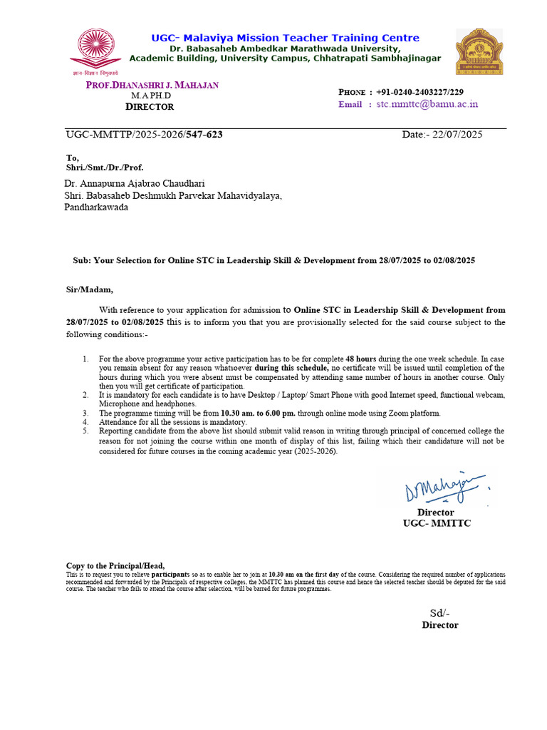 STC Leadership Skill Selecation Letter - Pages-Pages-7 | PDF | Computing