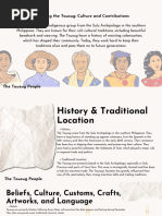 Tausug Culture and Traditions Overview | PDF | Religion & Spirituality