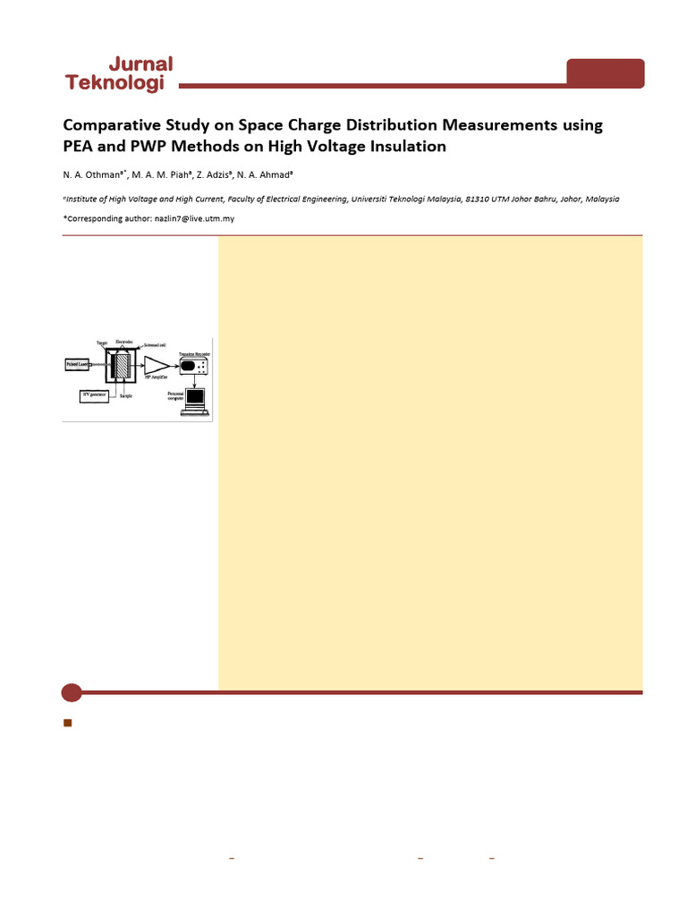 Comparative Study On Space Charge Distri | PDF | Insulator (Electricity) | Dielectric