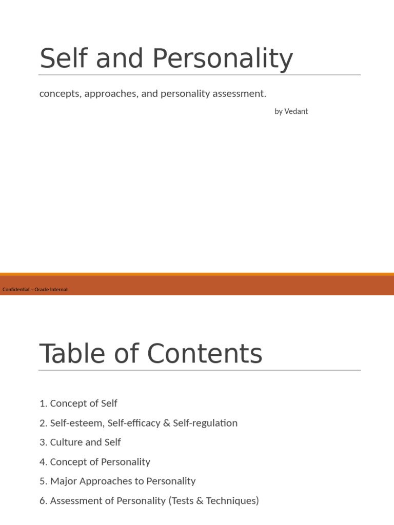 Self and Personality | PDF | Self | Extraversion And Introversion