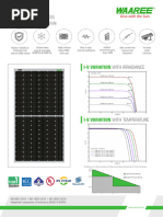 WAAREE-Panal Specification | PDF | Sustainable Technologies | Electricity