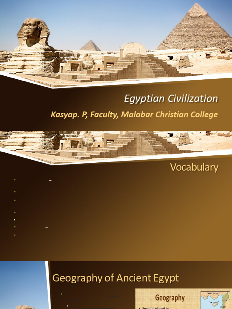 Overview of Ancient Egyptian Civilization | PDF | Ancient Egypt | Nile
