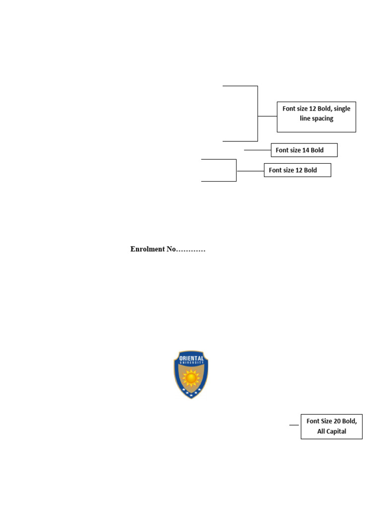 Synopsis Cover Page Guidelines | PDF