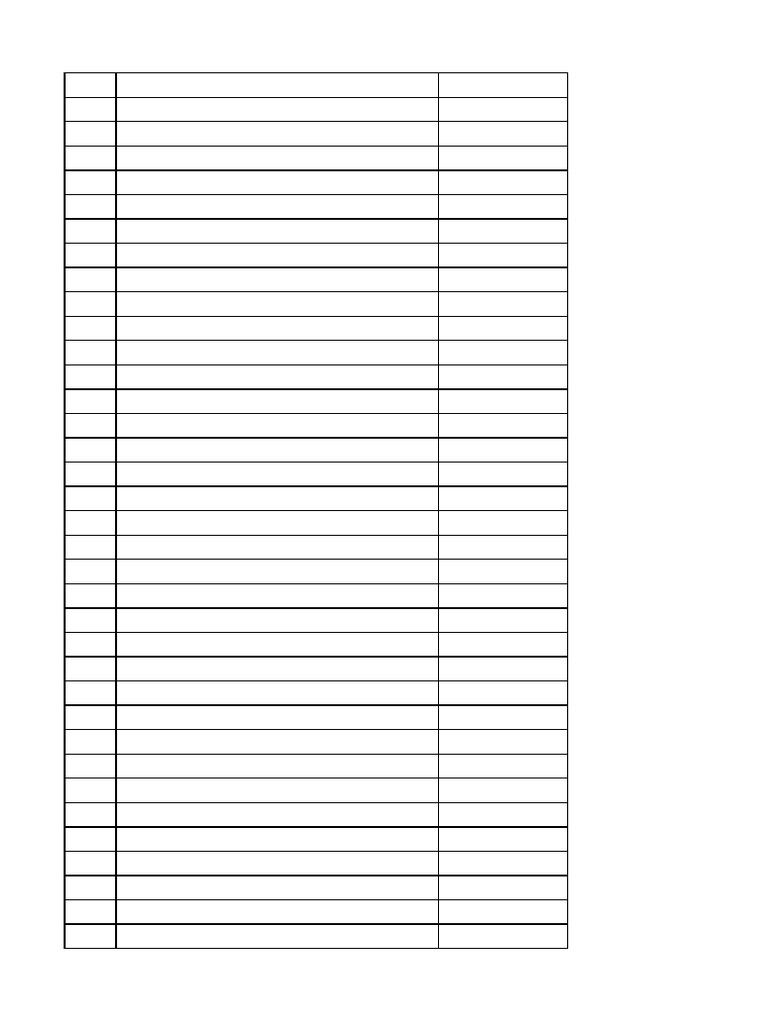 Student Marks Blank Sheet | PDF