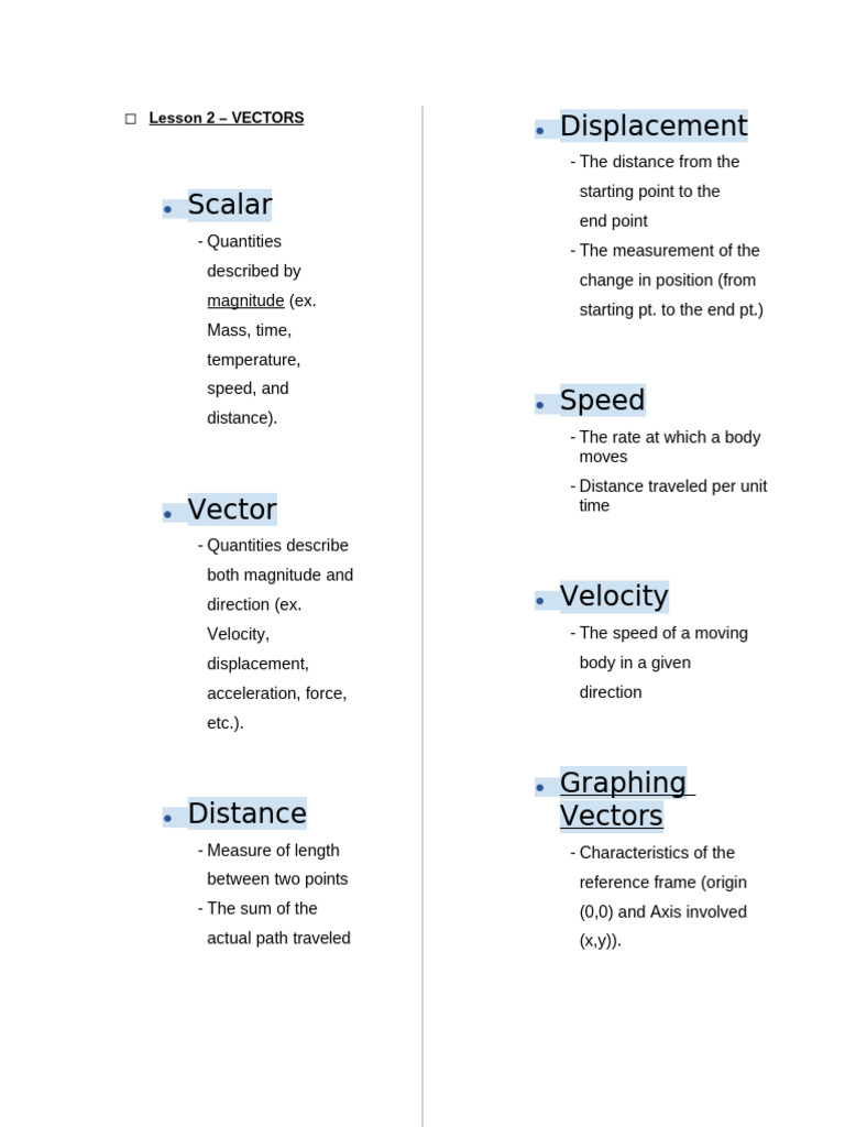 Lesson 2-Physics | PDF