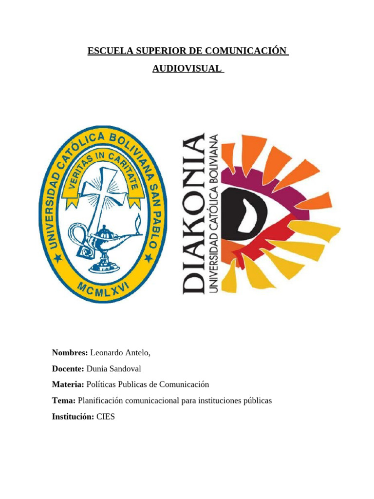 Plan de Comunicacion CIES | PDF | Educación sexual | Control de la natalidad