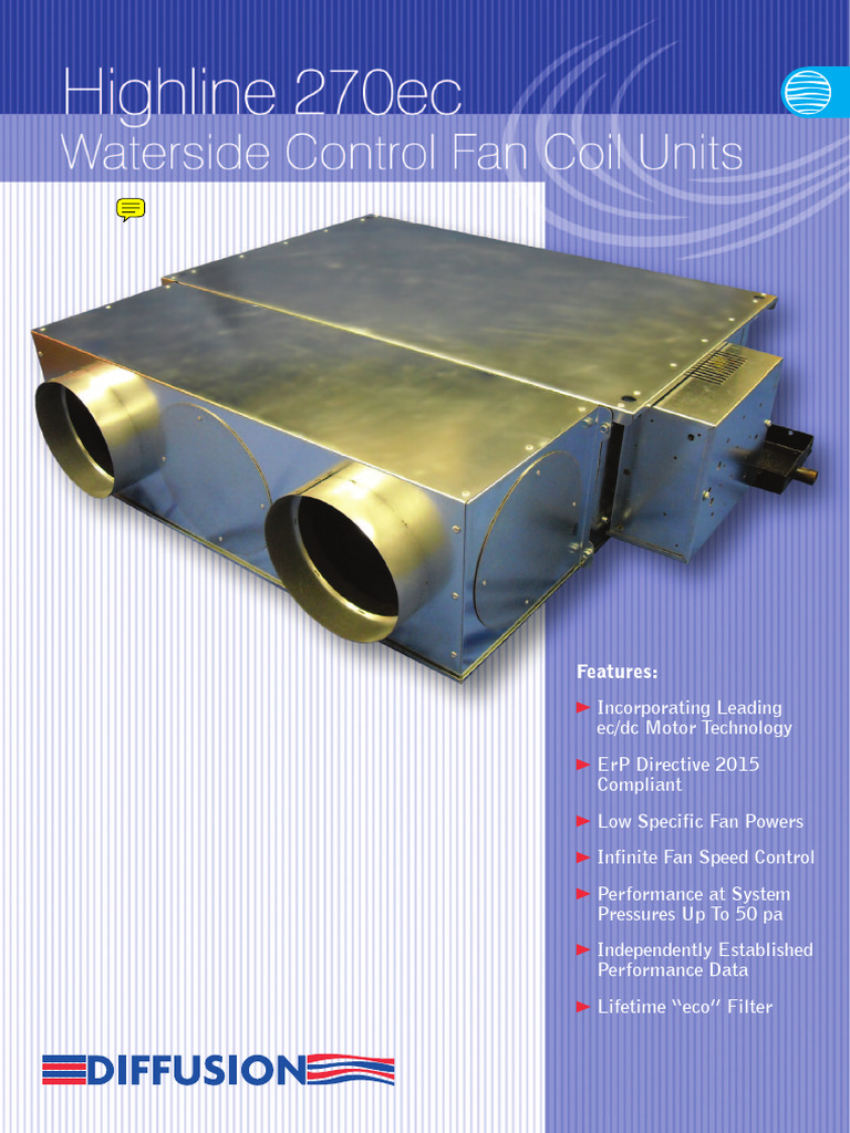 Waterside Control Fan Coils Overview | PDF | Heat Exchanger ...