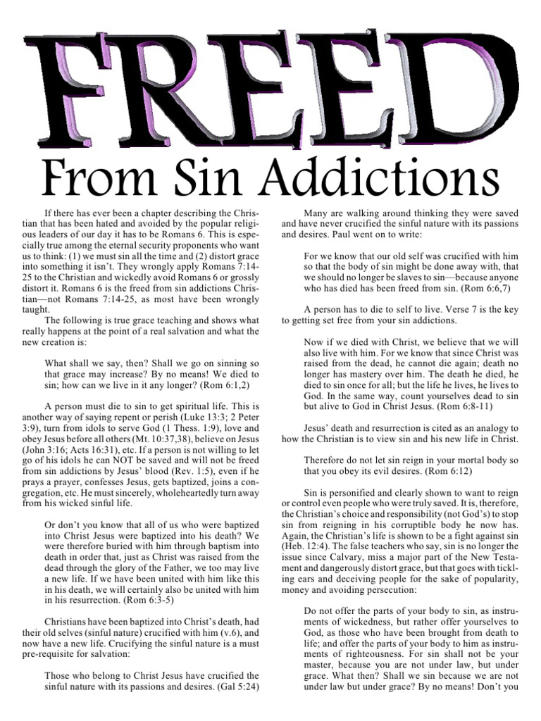 Understanding Romans 6: Freedom from Sin | PDF | Eternal Life ...
