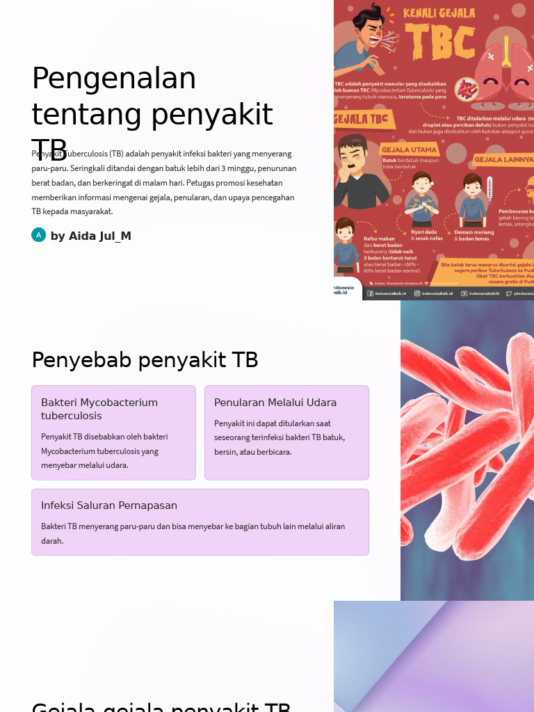 Pengenalan Tentang Penyakit TB | PDF