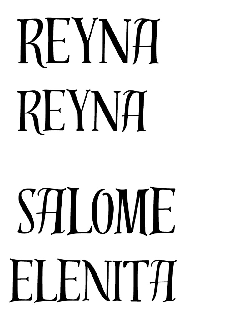 Reyna | PDF