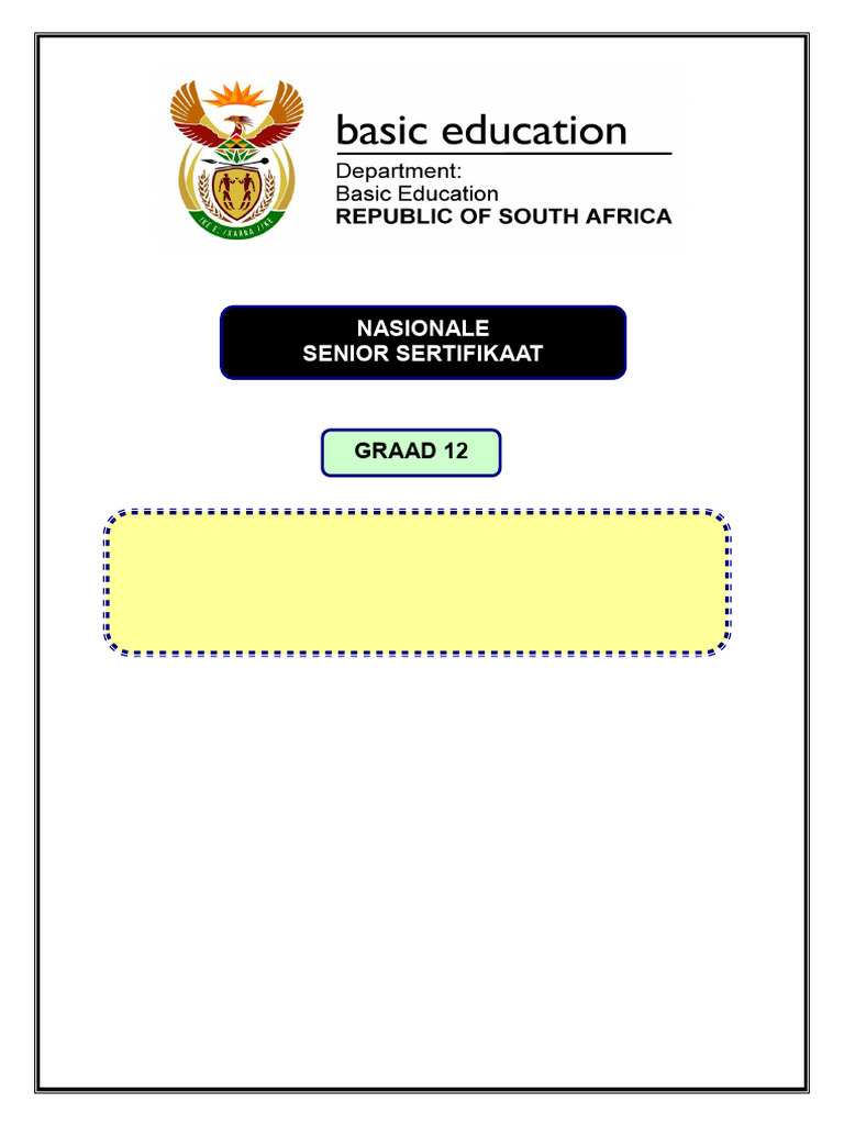 Afrikaans HL P3 Nov 2019 Memo | PDF