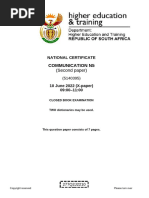 n180 - Communication n5 p2 QP Jun 2024 | PDF | Jargon | Human Communication