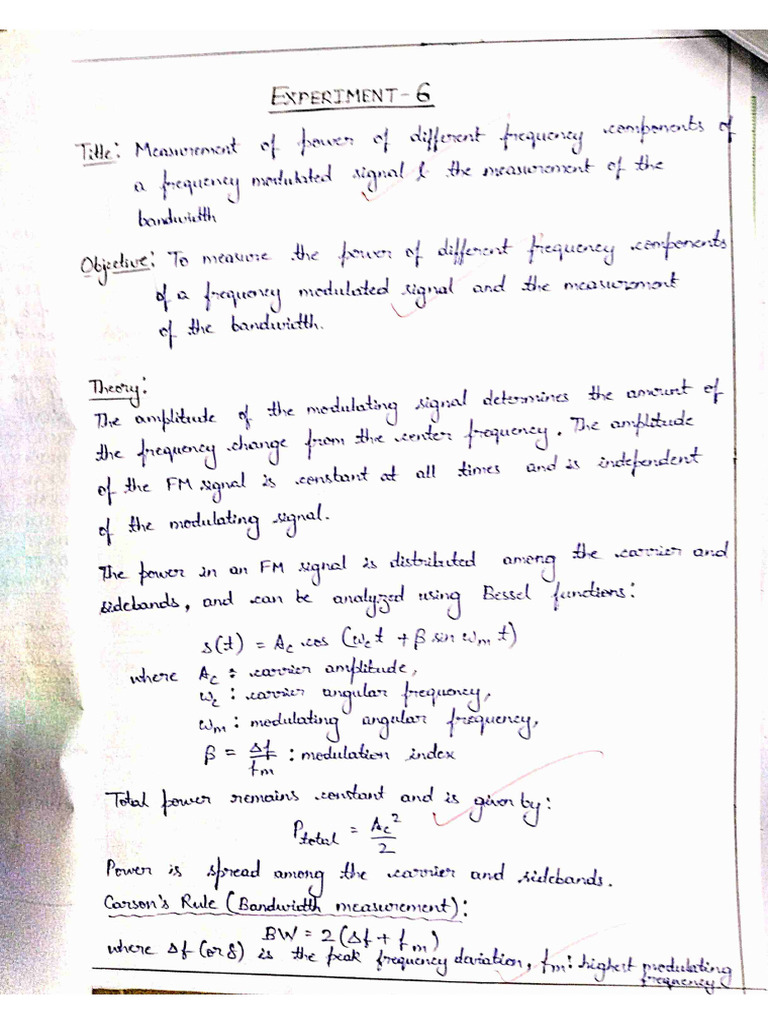 Comms 1 Lab | PDF